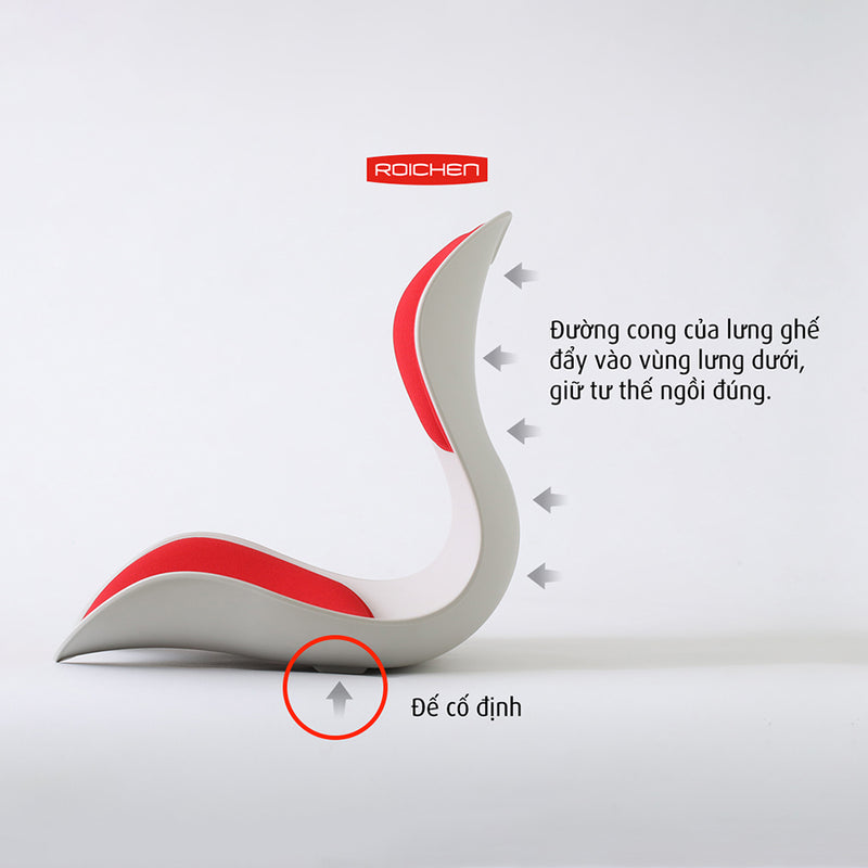 Ghế Roichen Hàn Quốc biến ghế thường thành ghế công thái học. – iMat.vn